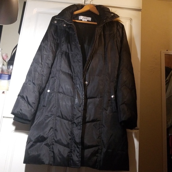 Anne Klein | Jackets & Coats | Ann Klein Black Winter Coat Jacket ...